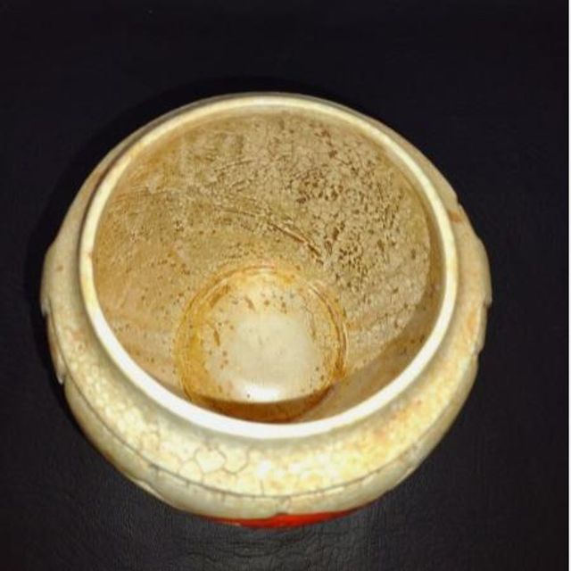 Ditmar Urbach Czech “Alienware” Pottery Planter W/Bird Design