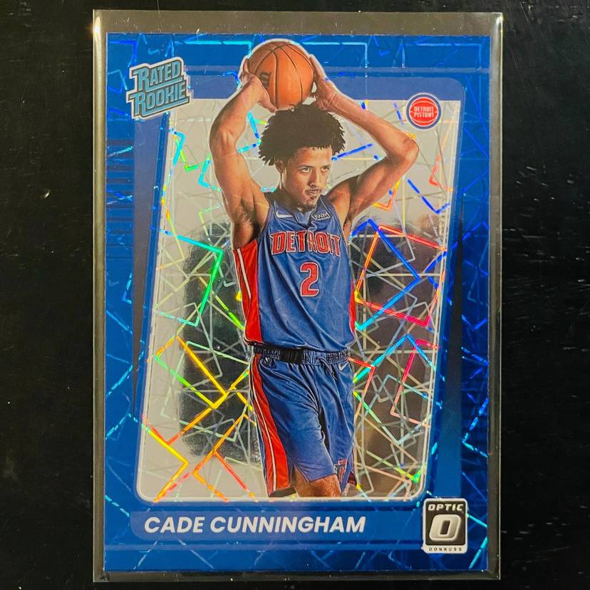 Cade Cunningham Detroit Pistons Rated Rookie Blue Velocity Prizm ...