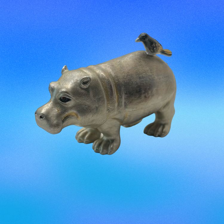17. Hippopotamus Trinket Box.