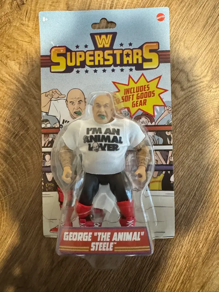 2025 WWE Superstars Series 15 George “The Animal” Steele Wrestling ...