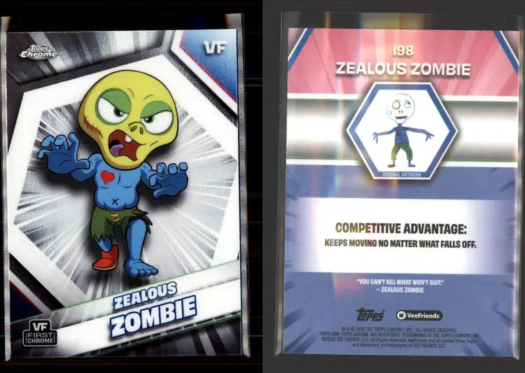 Zealous Zombie 2026 Topps Chrome VeeFriends 198 - (143)