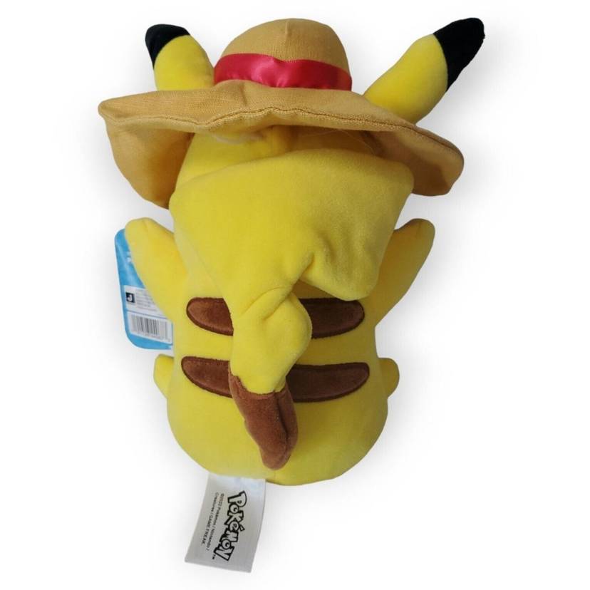 Pokemon 8” Pikachu Summer Hat With PokéBall Plush Licensed Authentic 2022