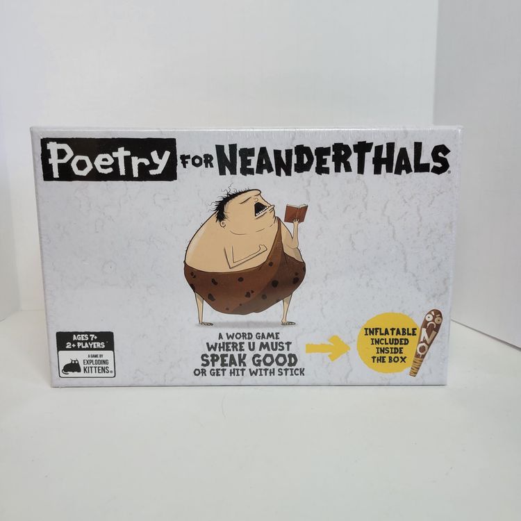 NEW Poetry for Neanderthals Game By Exploding Kittens