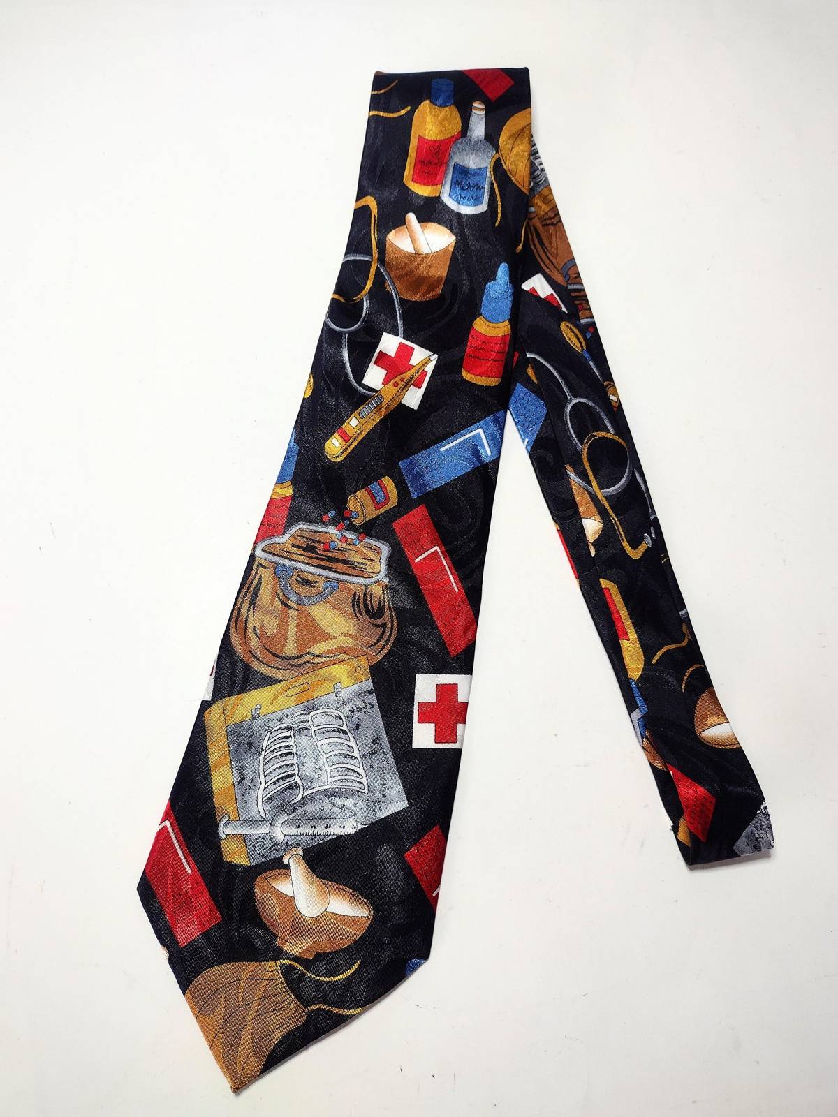 Niknax · Steven Harris Medical Supplies Satin Tie Vintage Textured ...