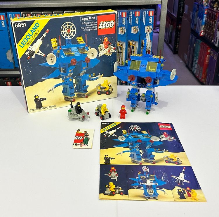 LEGO Classic Space Robot Command Center 6951, Collector Piece, Complete ...