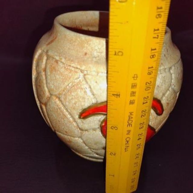 Ditmar Urbach Czech “Alienware” Pottery Planter W/Bird Design