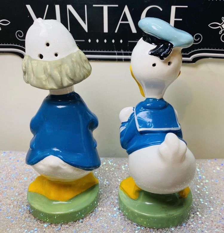 Super Vintage 1961’ Walt Disney Donald Duck & Ludwig Von Drake Salt ...