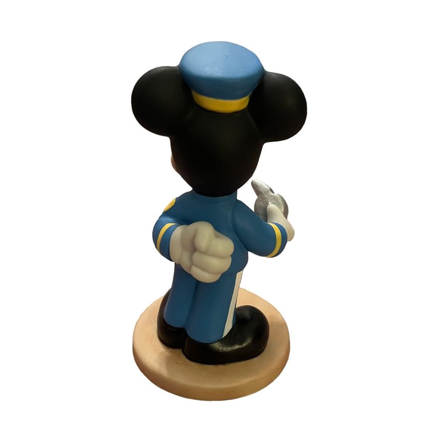 Vintage Disney Mickey Mouse Police Officer Figurine