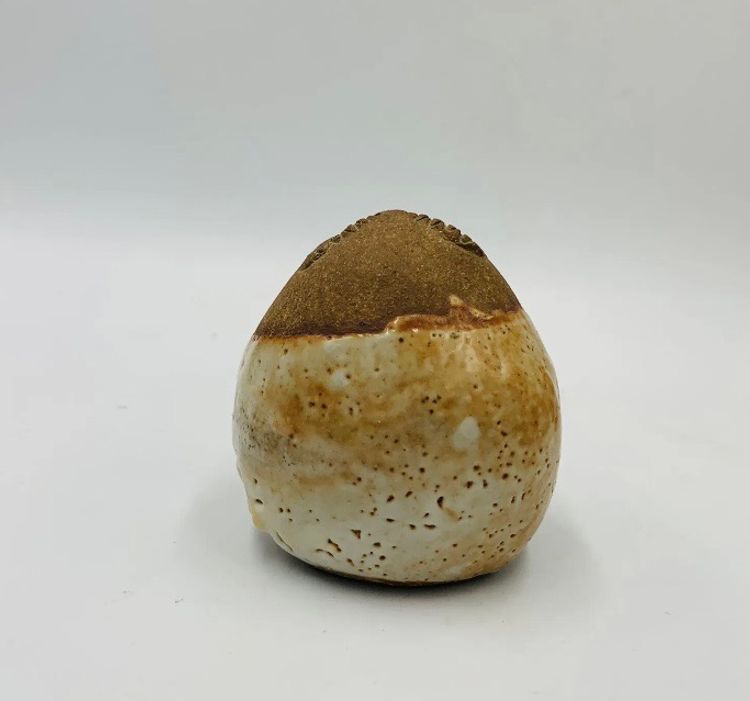 Deva Spirit Rattle Shaker Beige Ceremonial Anthropomorphic Face Pottery ...