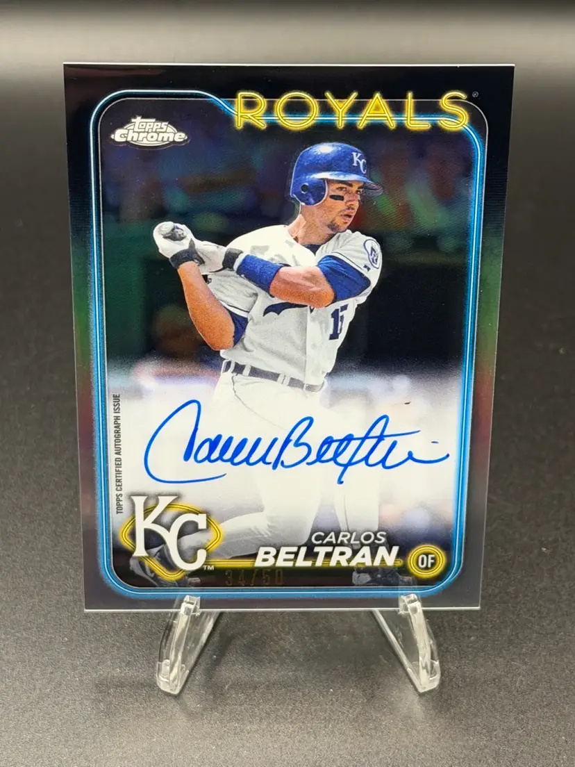 Carlos Beltran Legends Auto /50 2024 Topps Chrome