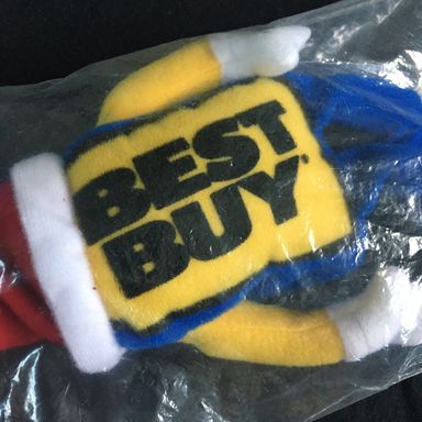Vintage BEST BUY Christmas Holiday 1998 Plush Advertising Toy - NEW ...