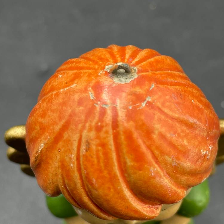 Wolin Green Chalkware Angel Holding Candle Hanging Christmas Ornament ...