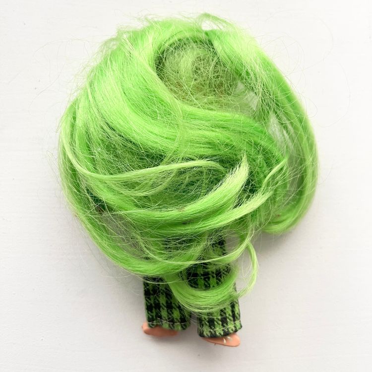 Ideal Flatsy Doll Rally Vtg 1960s St Patricks Day Figurine Green Hair ...