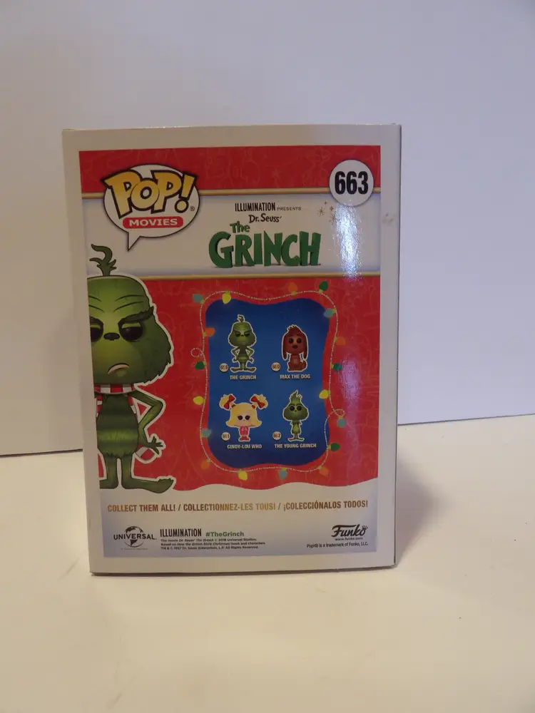 * The Grinch (Scarf) Walmart Exclusive Funko Pop #663 Vinyl Figure New ...