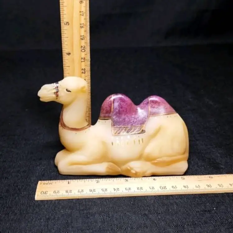 Fenton Nativity Figurine Wise Mens Camel First Edition Signed Glass ...