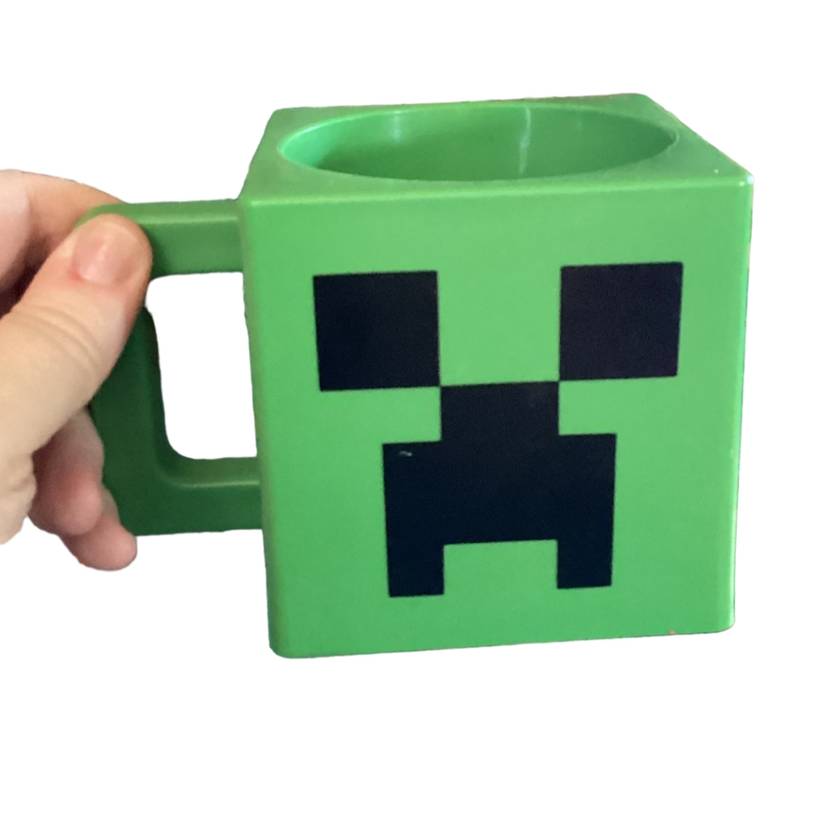 Minecraft Creeper Hard Plastic Mug