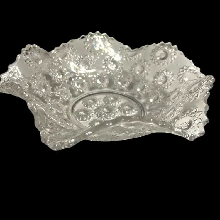 205 Imperial Glass Eapg Sawtooth, Ruffles, Daisy And Button Hobstar ...