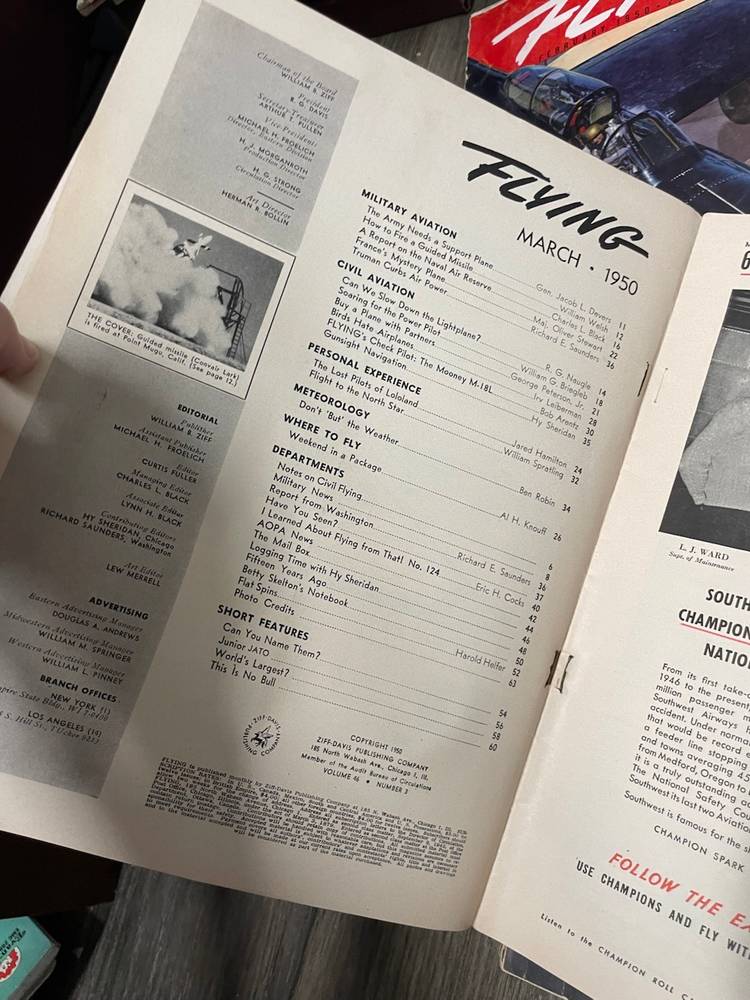 FLYING magazine 1950 - 2 Of January