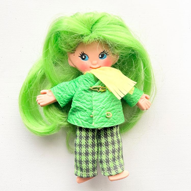 Ideal Flatsy Doll Rally Vtg 1960s St Patricks Day Figurine Green Hair ...