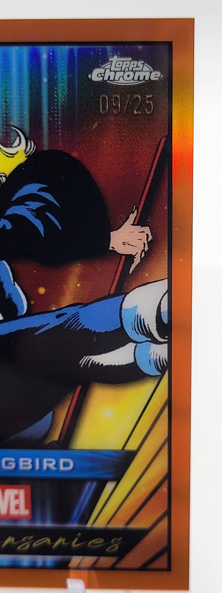 2025 Topps Chrome Marvel Mockingbird 45th Anniversary Orange Refractor ...