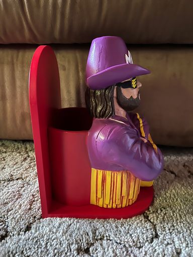 Macho Man Slim Jim Display And Cards