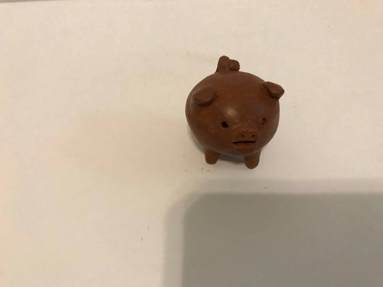 Chanchito Pig Figure Good Luck Token of Abundance Happiness Handmade ...