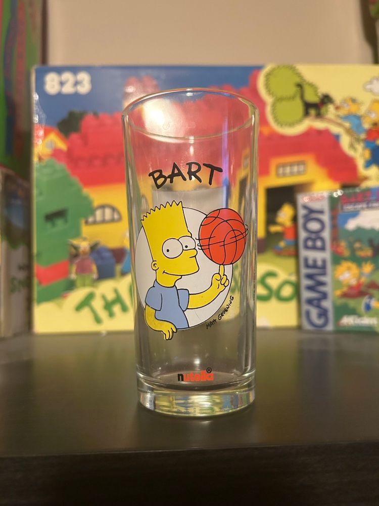 Bart Simpson Glass From Nutella