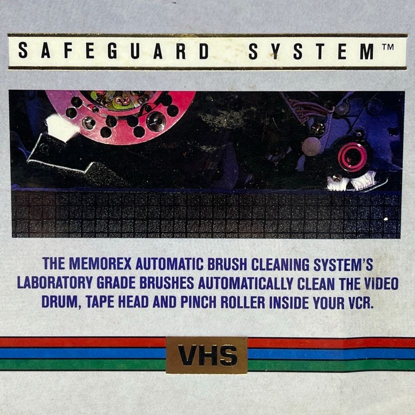 Memorex VHS VCR Video Head Cleaner Non-Abrasive Wet Head Cleaning ...