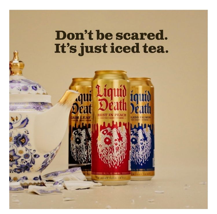 Liquid Death Armless Palmer