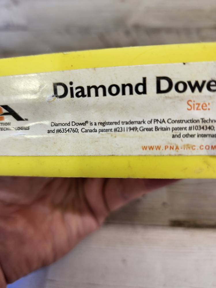 PNA 3/8" DIAMOND DOWEL POCKET FORMER LOT OF 30