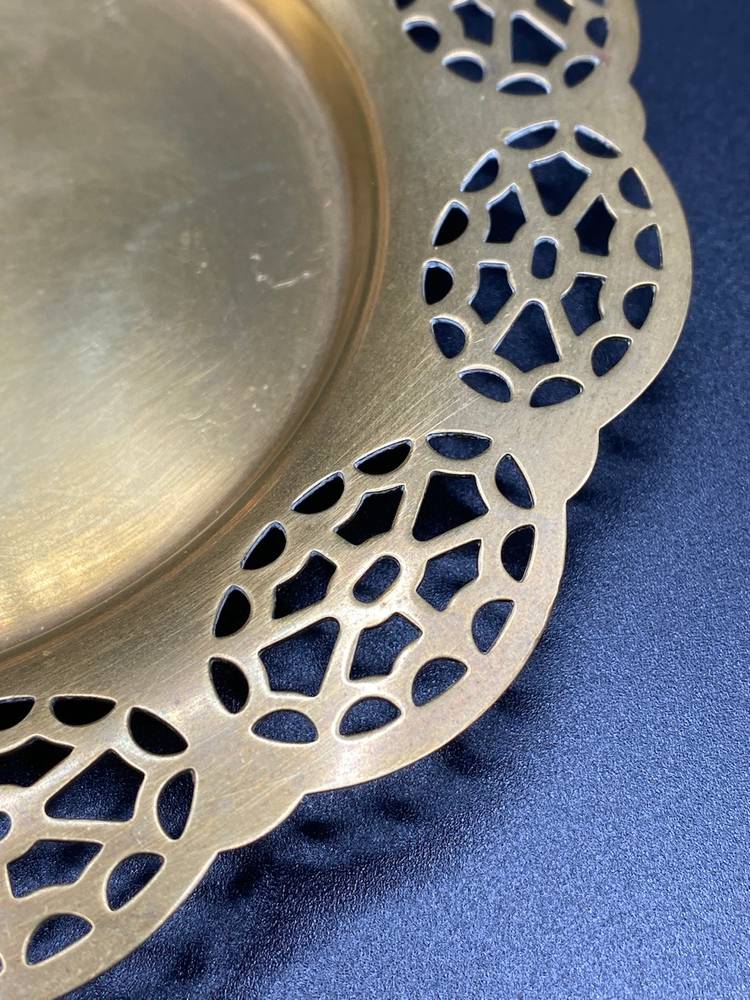 William A Rodgers Small Brass Trinket Dish