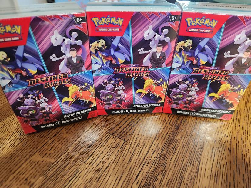 Pokemon Destined Rivals Booster Bundle Break