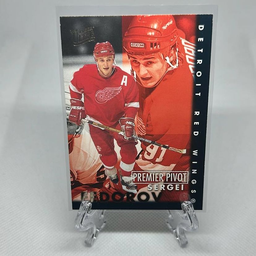 Sergei Fedorov 1995 Fleer Ultra Detroit Red Wings Premier Pivot