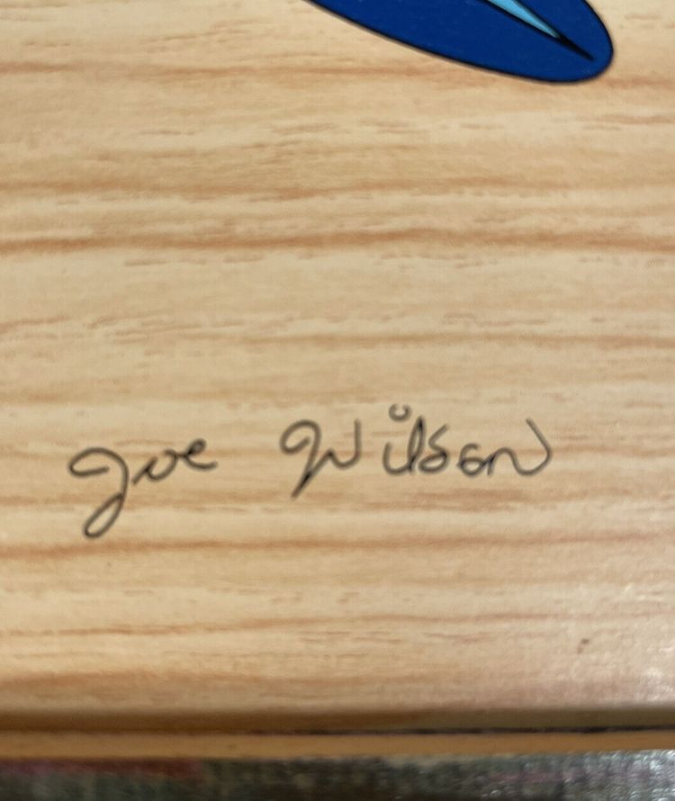 Salish Art Salmon Legend Wooden Box Indigenous Art Signed Joe Wilson BC
