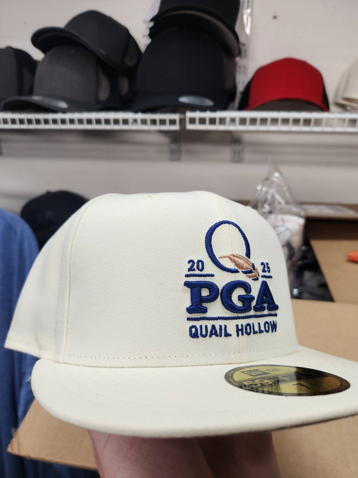 Stacked Golf · 2025 pga quail hollow new era fitted size 7 1/4