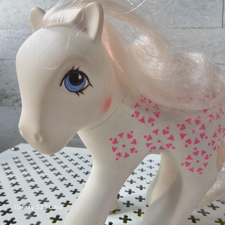 My Little Pony G1 Sundance Twice as Fancy MLP Pink White Hearts Vintage ...