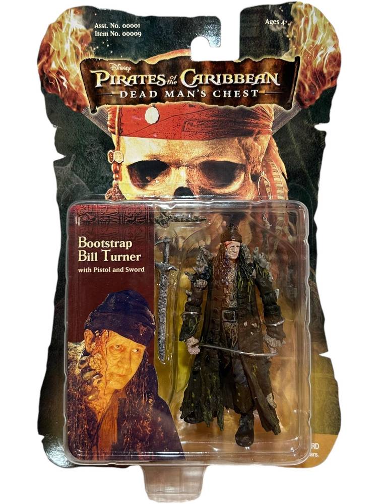 Pirates of the Caribbean Dead Man's Chest Bootstrap Bill Turner Figure ...