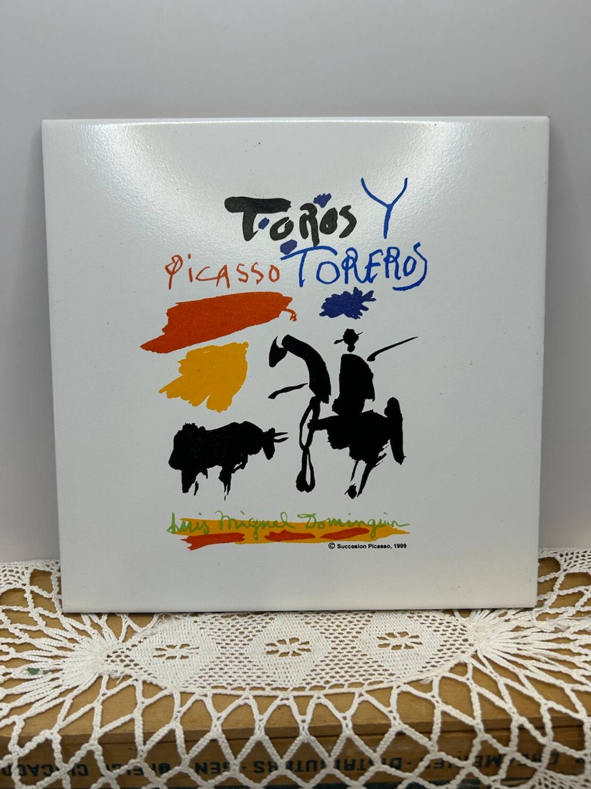 Niknax · Pablo Picasso Tile By Luis Miguel Dominquin