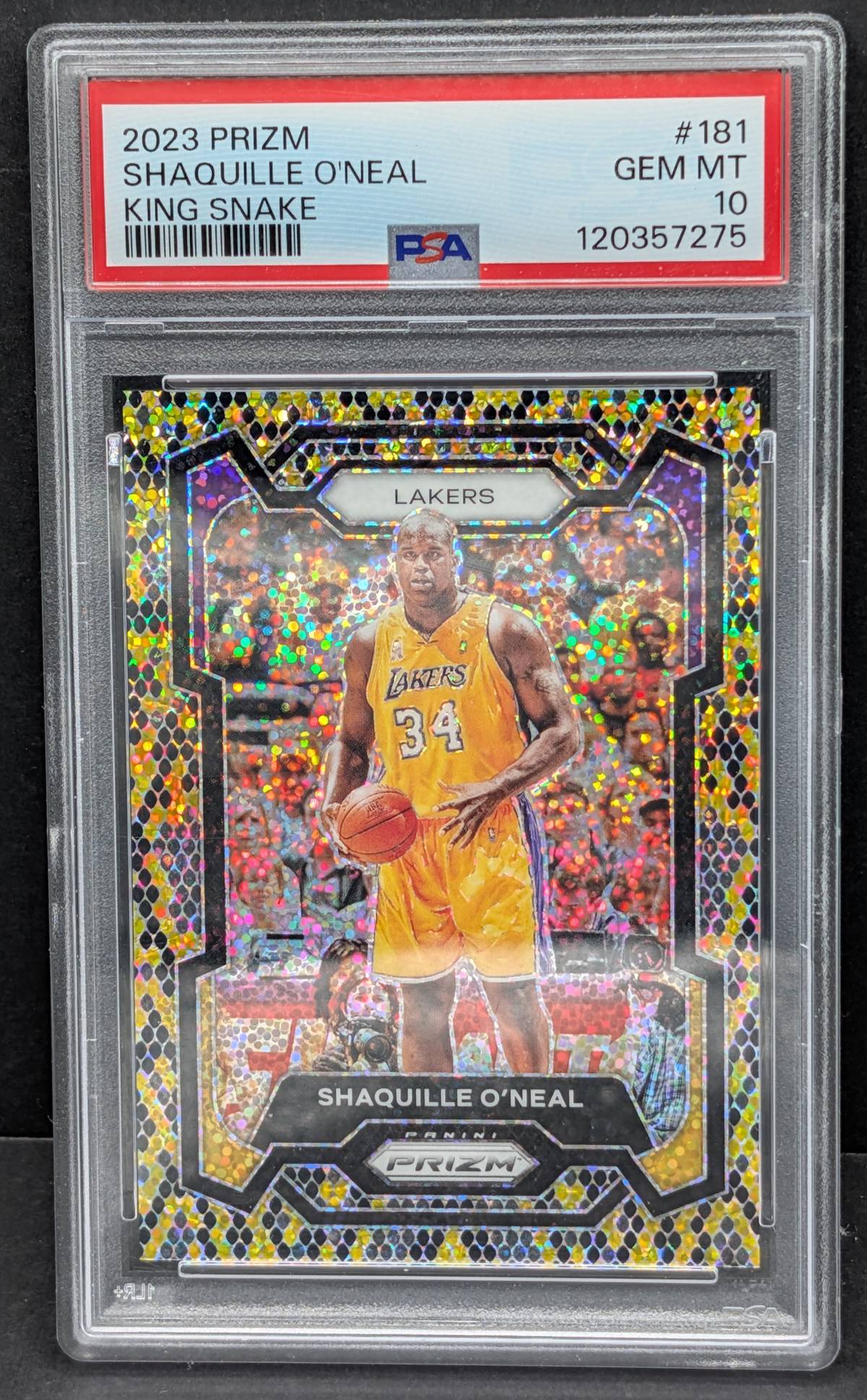 CHASING CARDBOARD · Shaquille O'Neal 2023-24 Panini Prizm King Snake ...