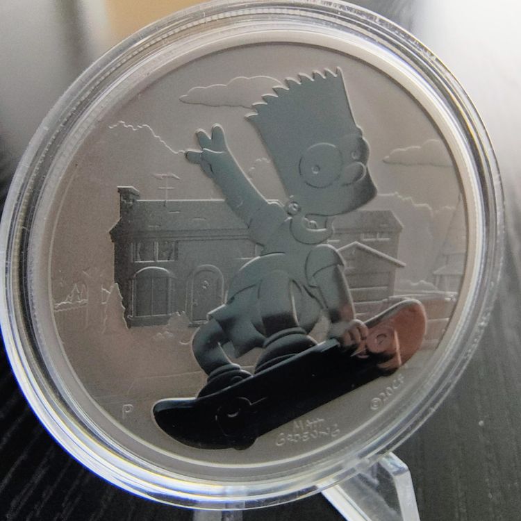 Bart Simpson 1 oz. Silver Coin (Perth Mint, 2020)