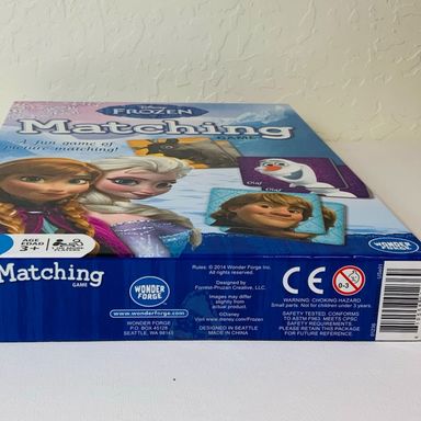 Disney Frozen Matching Game For Ages 3+ A Fun Game Of Picture Matching