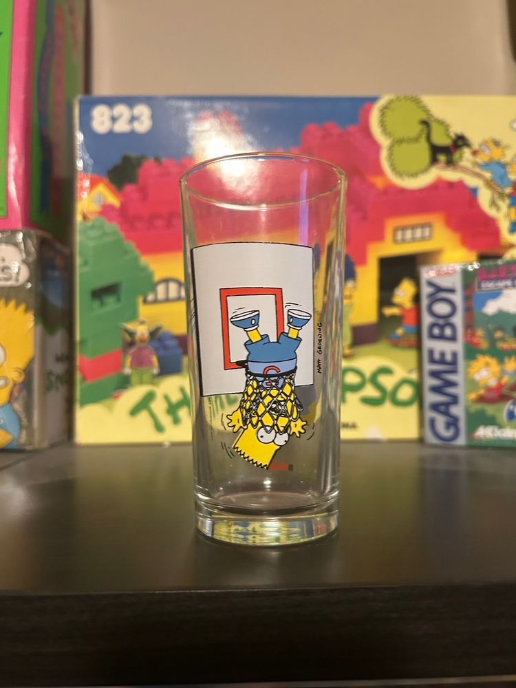 Bart Simpson Glass From Nutella