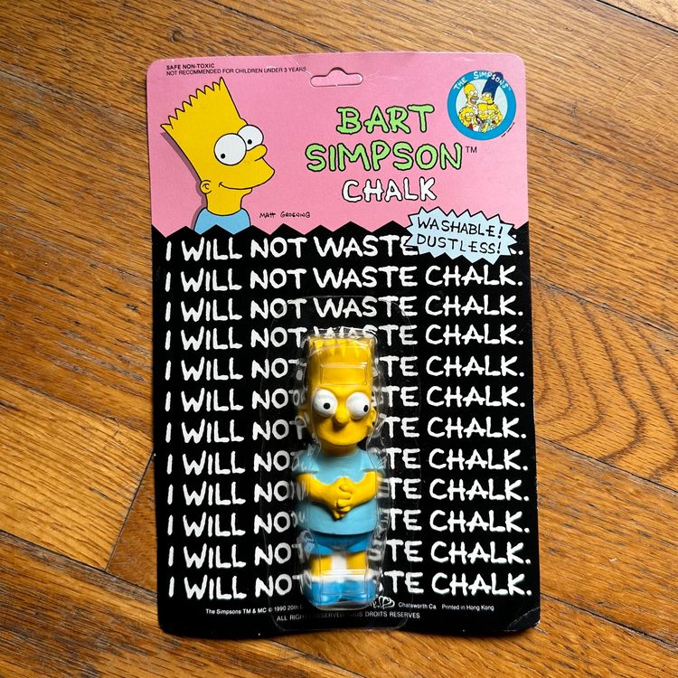Bart Simpson’s Chalk (Noteworthy, 1990)