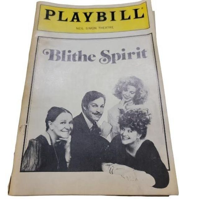1980s Vintage Broadway 5 Playbills Me And My Girl Blithe Spirit My One ...