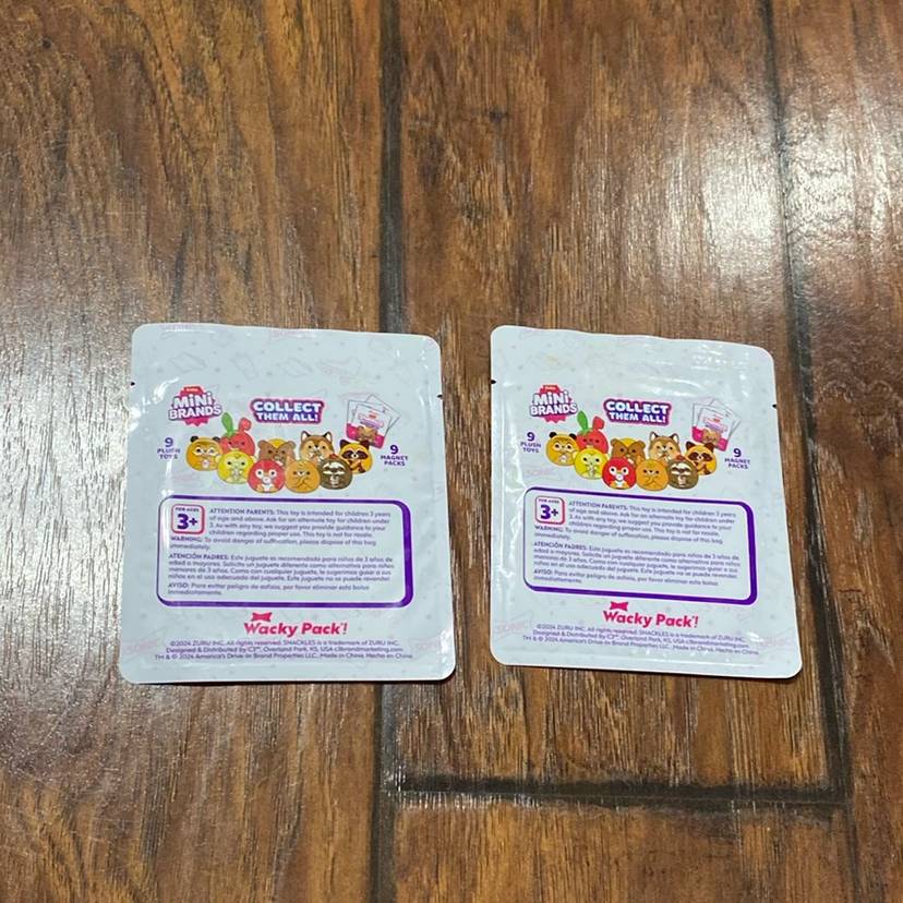 Sonic Wacky Pack Zuru Snackles