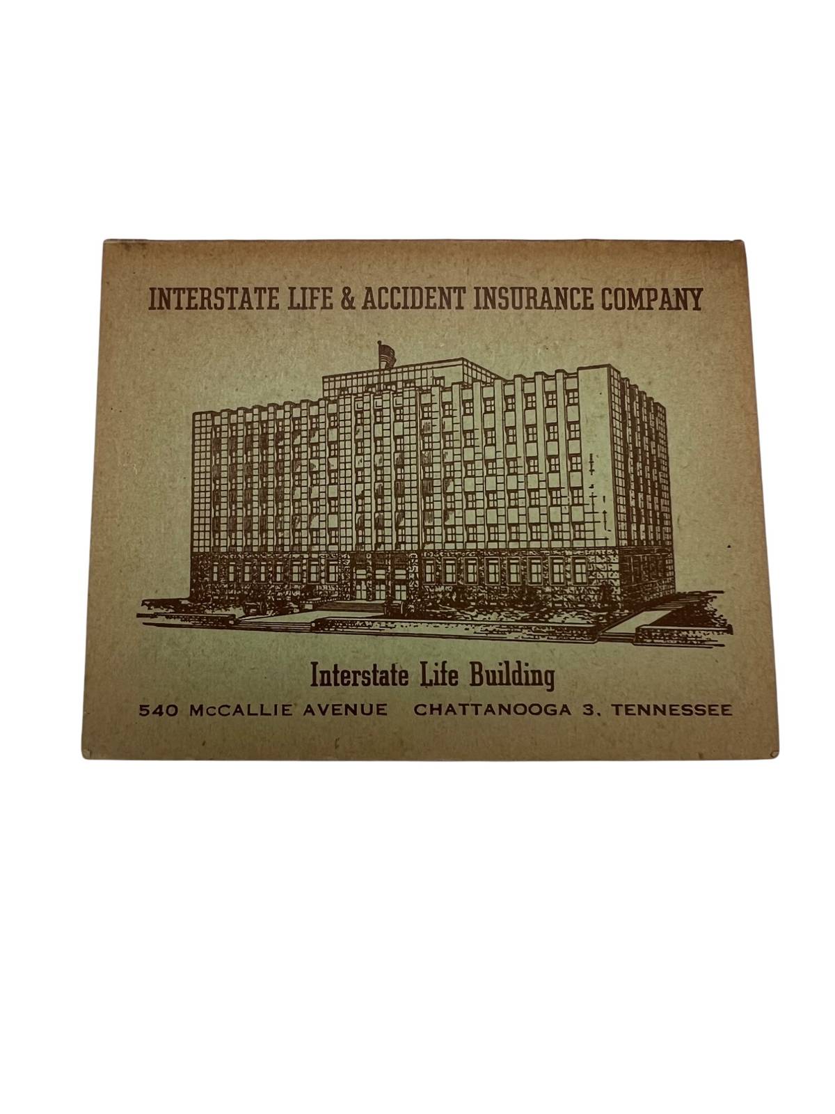 Niknax · Vintage Interstate Life Insurance Band-Aid Promo Card ...