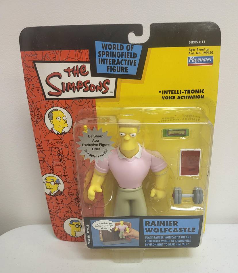 Playmates The Simpsons World of Springfield Interactive Figure Rainier ...