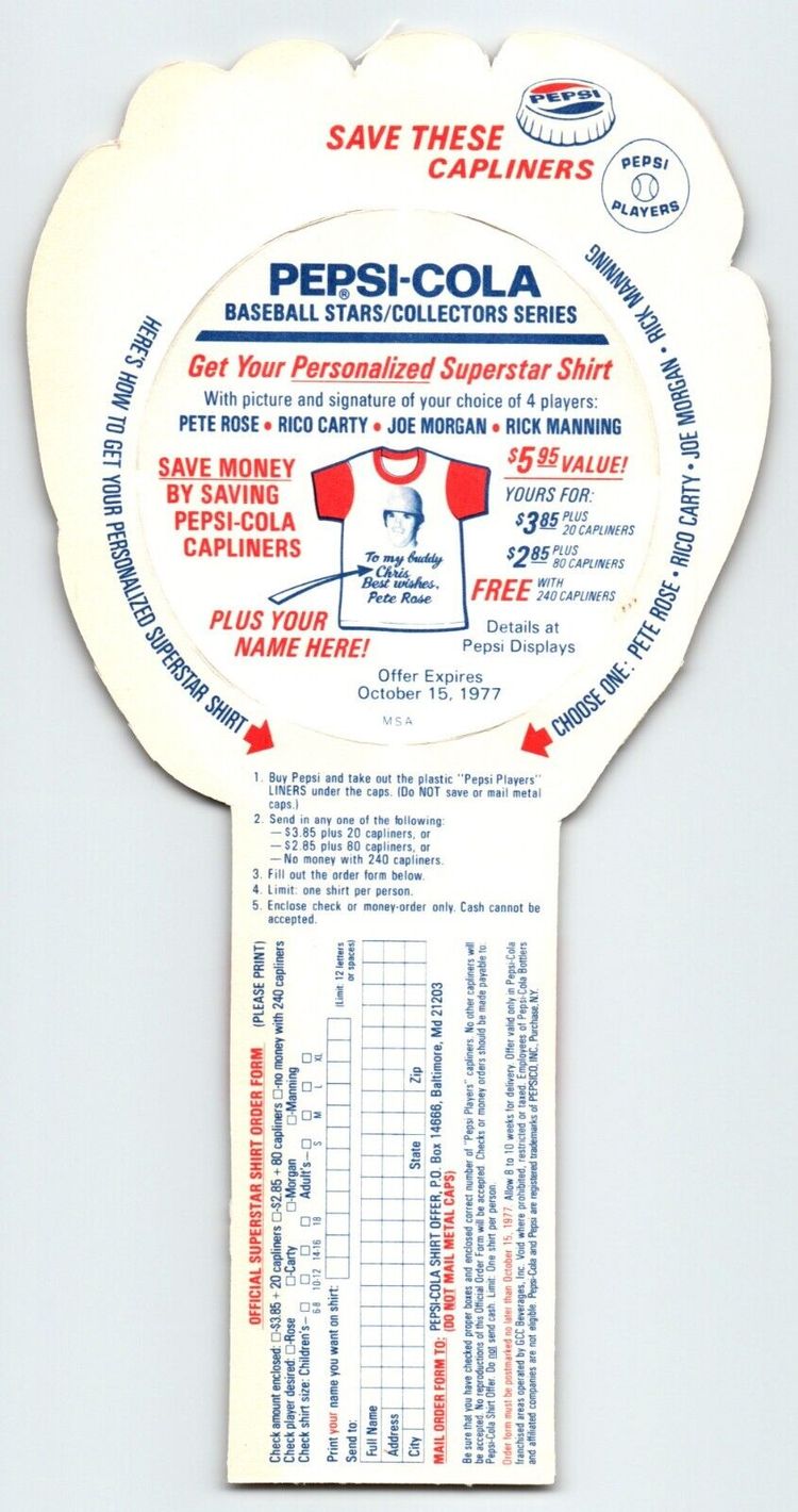 Pepsi-Cola Baseball Trading Card 1977 Fred Norman Cincinnati Reds MLB Trade