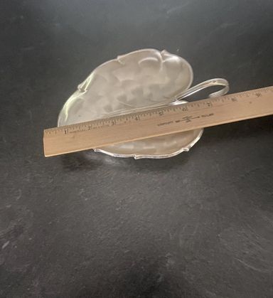 WMF Ikora Germany leaf dish silver plated footed EP Brass