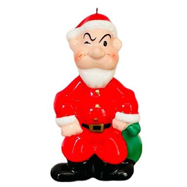 POPEYE THE SAILOR MAN SANTA CLAUS CERAMIC CHRISTMAS ORNAMENT BOX 1987 ...
